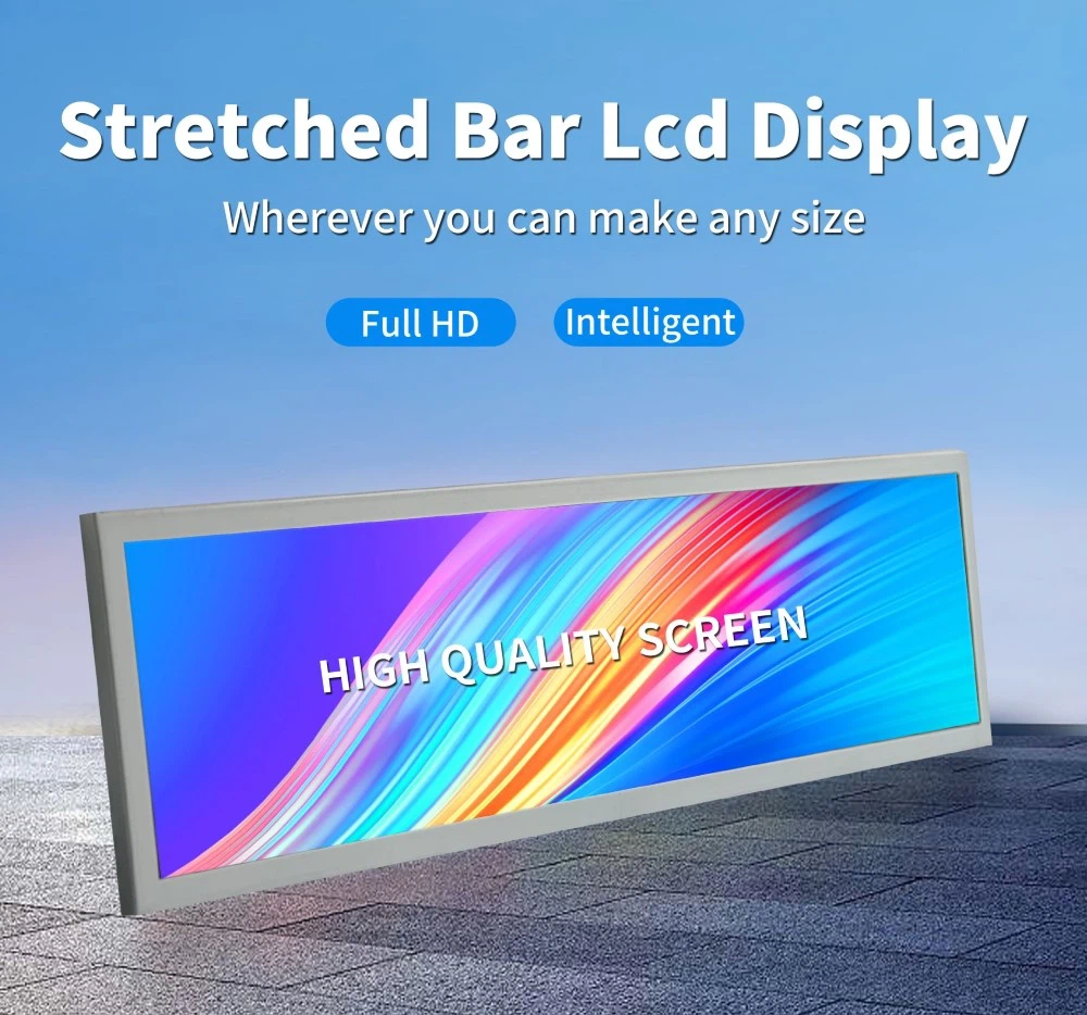 China Customized 194inch Stretched Bar Type Lcd Display Digital Signage Factory Oem Suppliers 